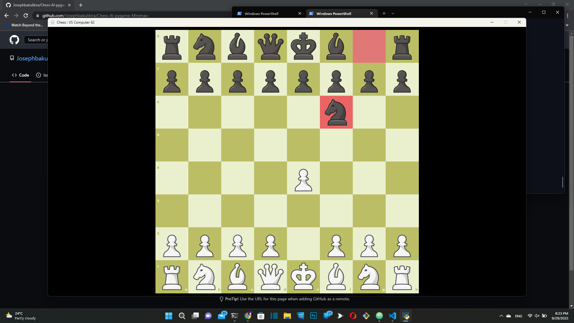 GitHub - Josephbakulikira/Chess-AI-pygame-Minimax-