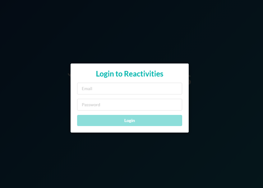 GitHub - yavuzsav/Reactivities
