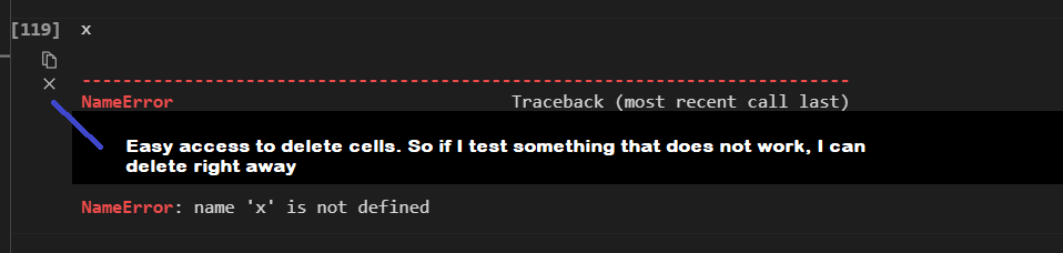 Jupyter Interactive | Delete Cells without expanding it (July update ...