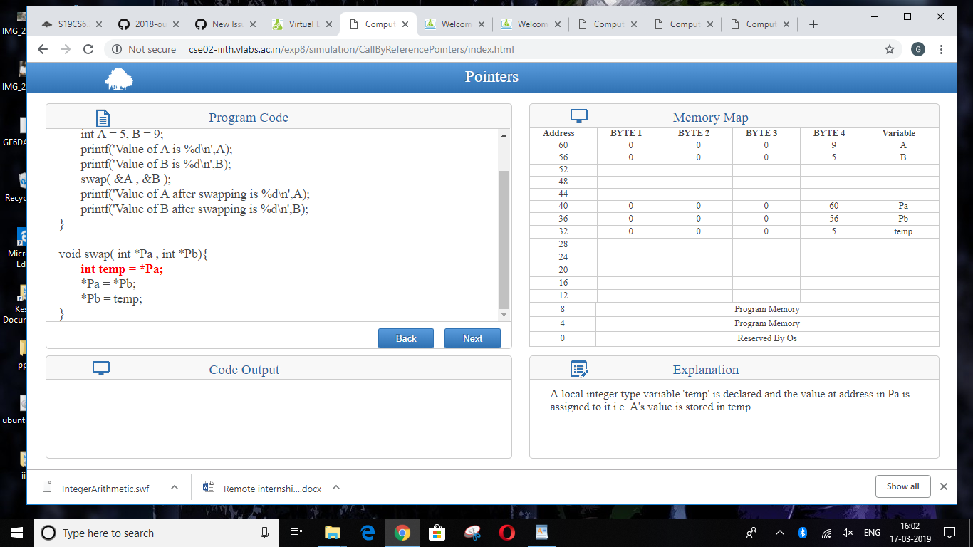 Pointerscall By Reference · Issue 319 · Virtual Labs Archivecomputer Programming Responsive