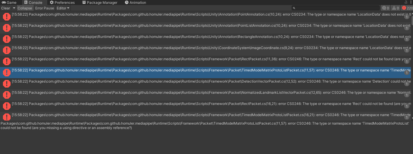 need help in unity importing · Issue #321 · homuler/MediaPipeUnityPlugin · GitHub