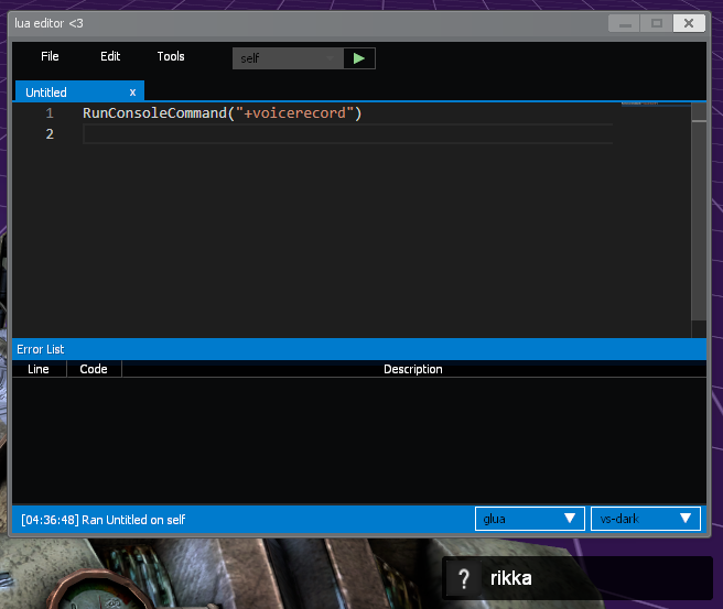 blacklist +voicerecord from being run by lua scripts · Issue #5037 · Facepunch/garrysmod-issues ...