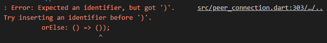 Importing Flutter Sdk Error Expected Identifier · Issue 24 