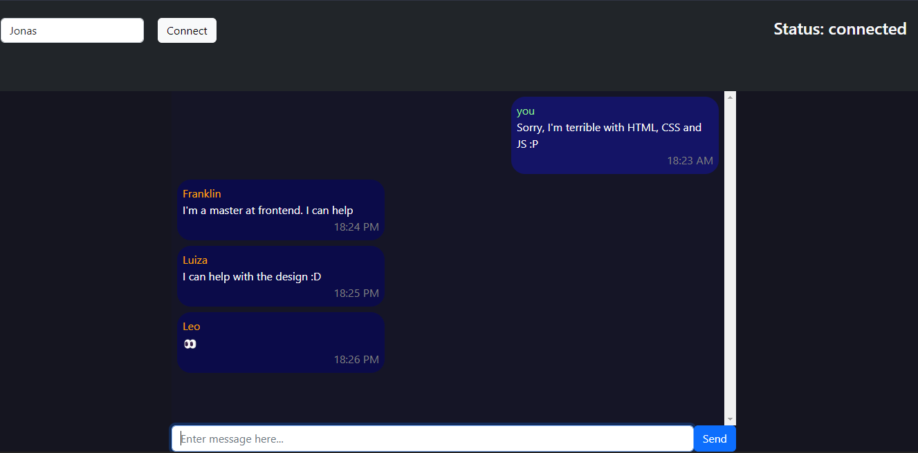 GitHub - DJJJonas/go-chat: Chat application made in Golang