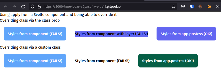 how to use tailwinds @apply with @layer directive from a Svelte component · tailwindlabs ...