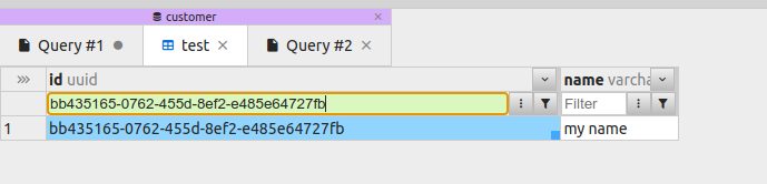 Bug Cannot Filter By Uuid Field In Psql · Issue 538 · Dbgatedbgate · Github