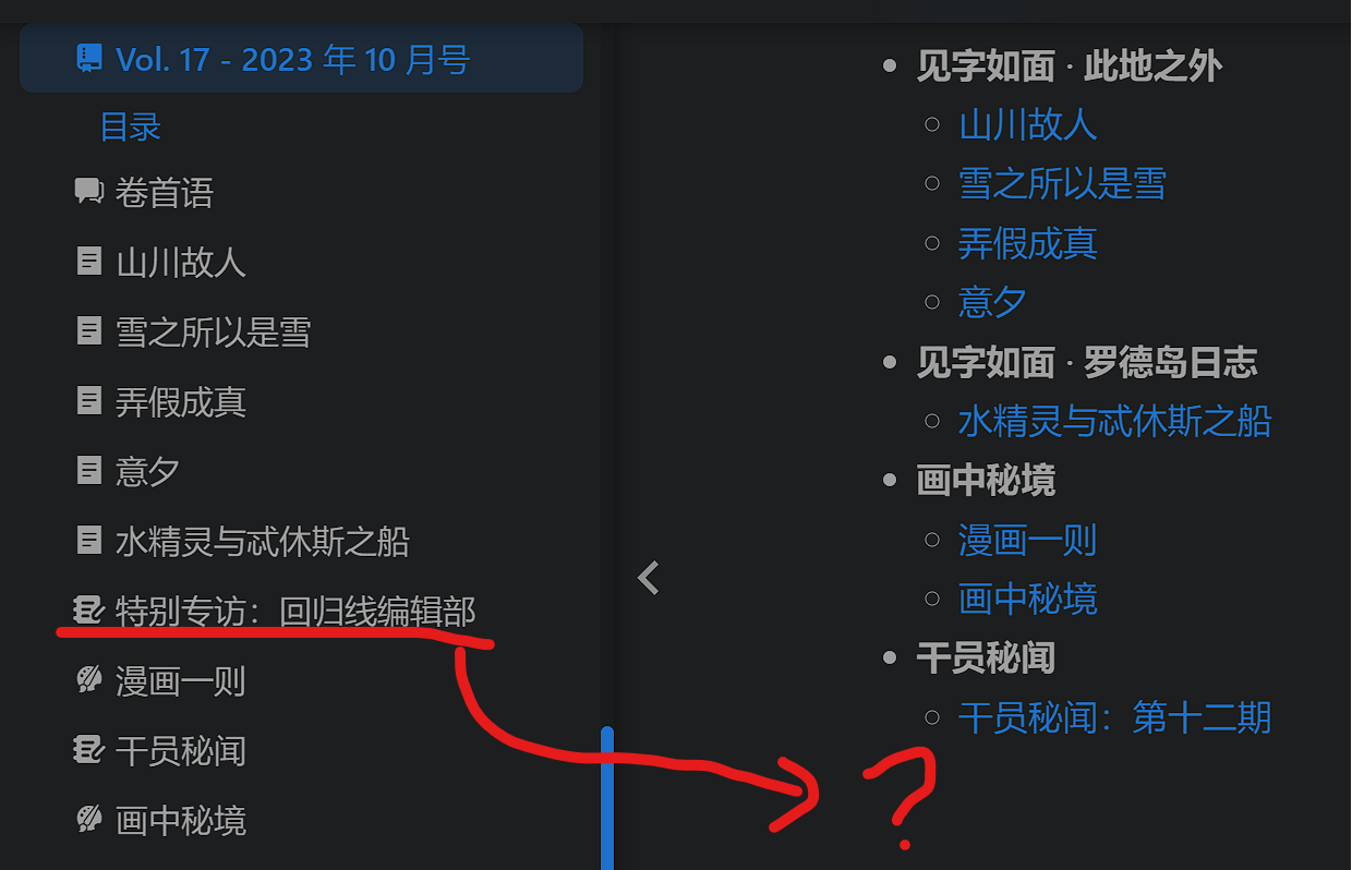 [Bug] Vol.17 的目录页中，没有此期「特别专访」的信息 · Issue #127 · TCA-Arknights/aneot · GitHub