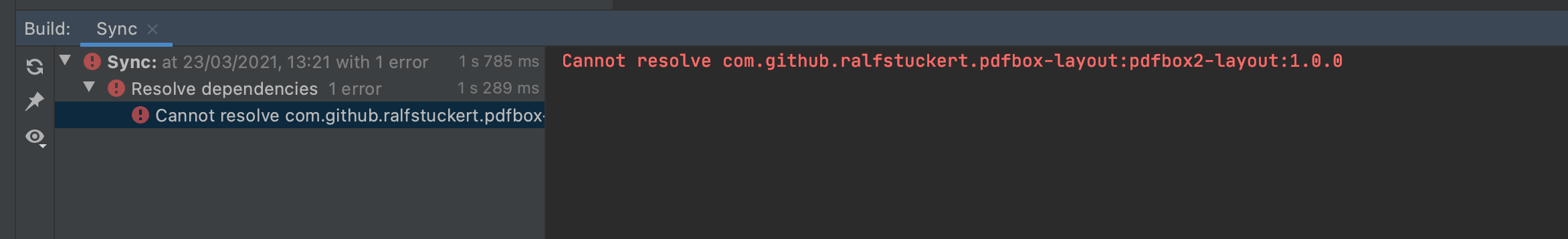 Cannot resolve com.github.ralfstuckert.pdfbox-layout:pdfbox2-layout:1.0.0 · Issue #4487 ...