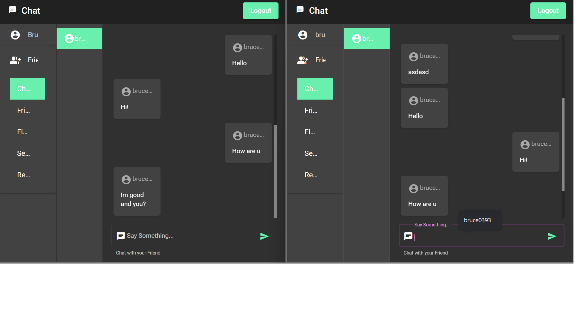 GitHub - BruceArmstrong007/chat-client: Angular Chat Web App