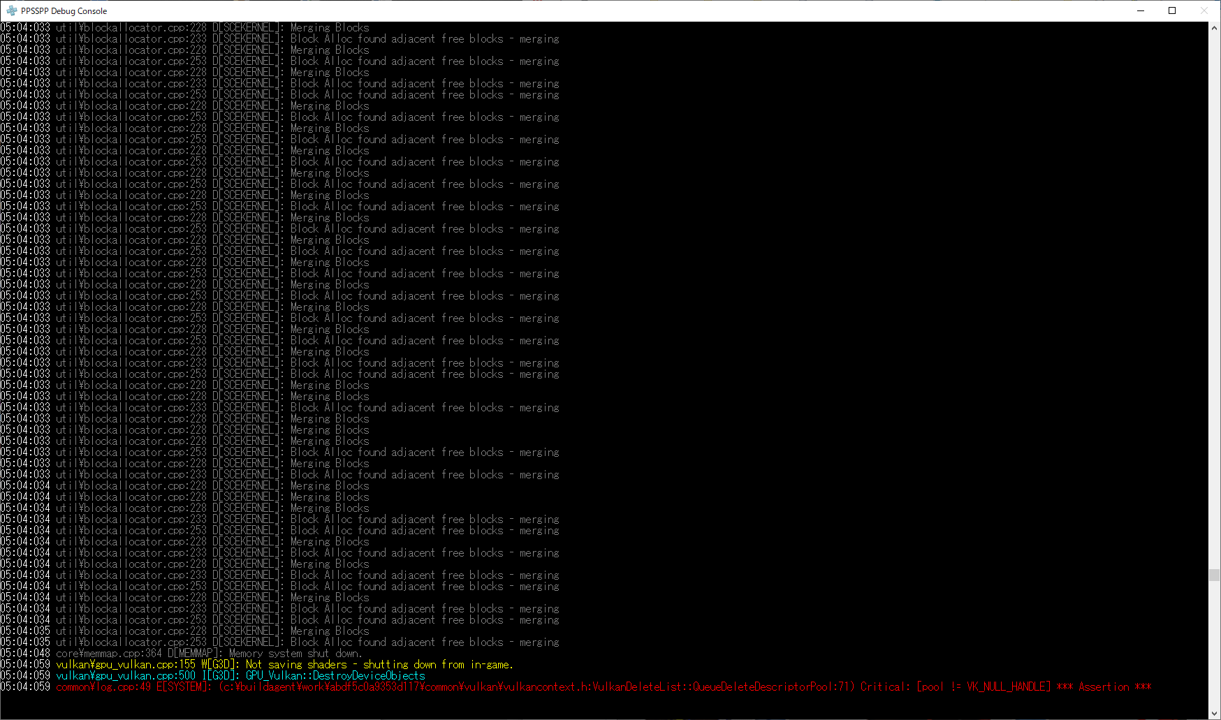 [Windows][Vulkan][Crash] When change to other backend from Vulkan on the game working . · Issue ...