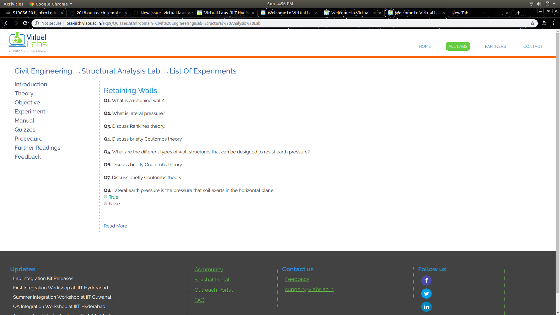 Plastic Hinge Experiment List Of Experiment · Issue 146 · Virtual Labs Archivebasic
