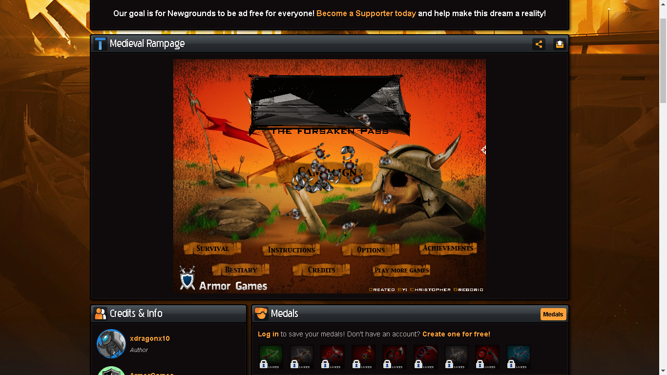 Problems with Medieval Rampage · Issue #1471 · ruffle-rs/ruffle · GitHub