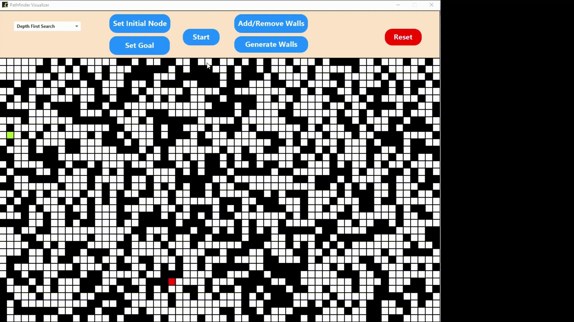 GitHub - MadyanOmar/PathfinderVisualizer: Pathfinder visualizer created using JavaFX