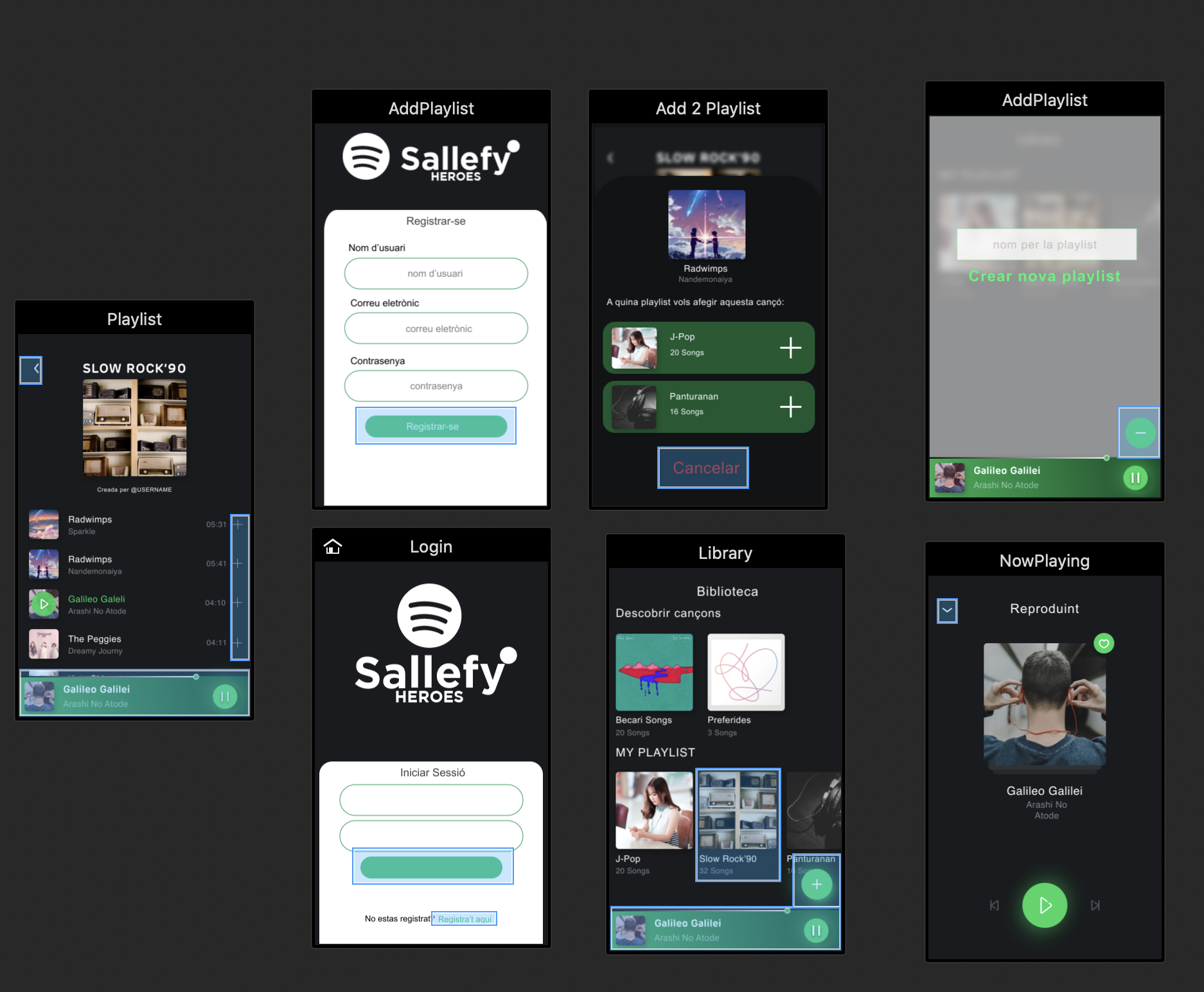 GitHub - vxirau/Spotify-UI-Clone: First delivery for Programming ...