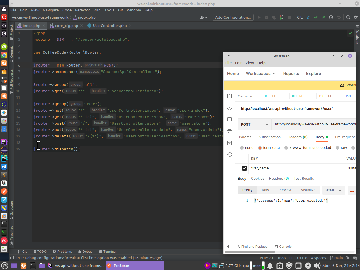 GitHub - gustavorferreira/ws-api-without-use-framework: WS API PHP Composer Datalayer CRUD ...