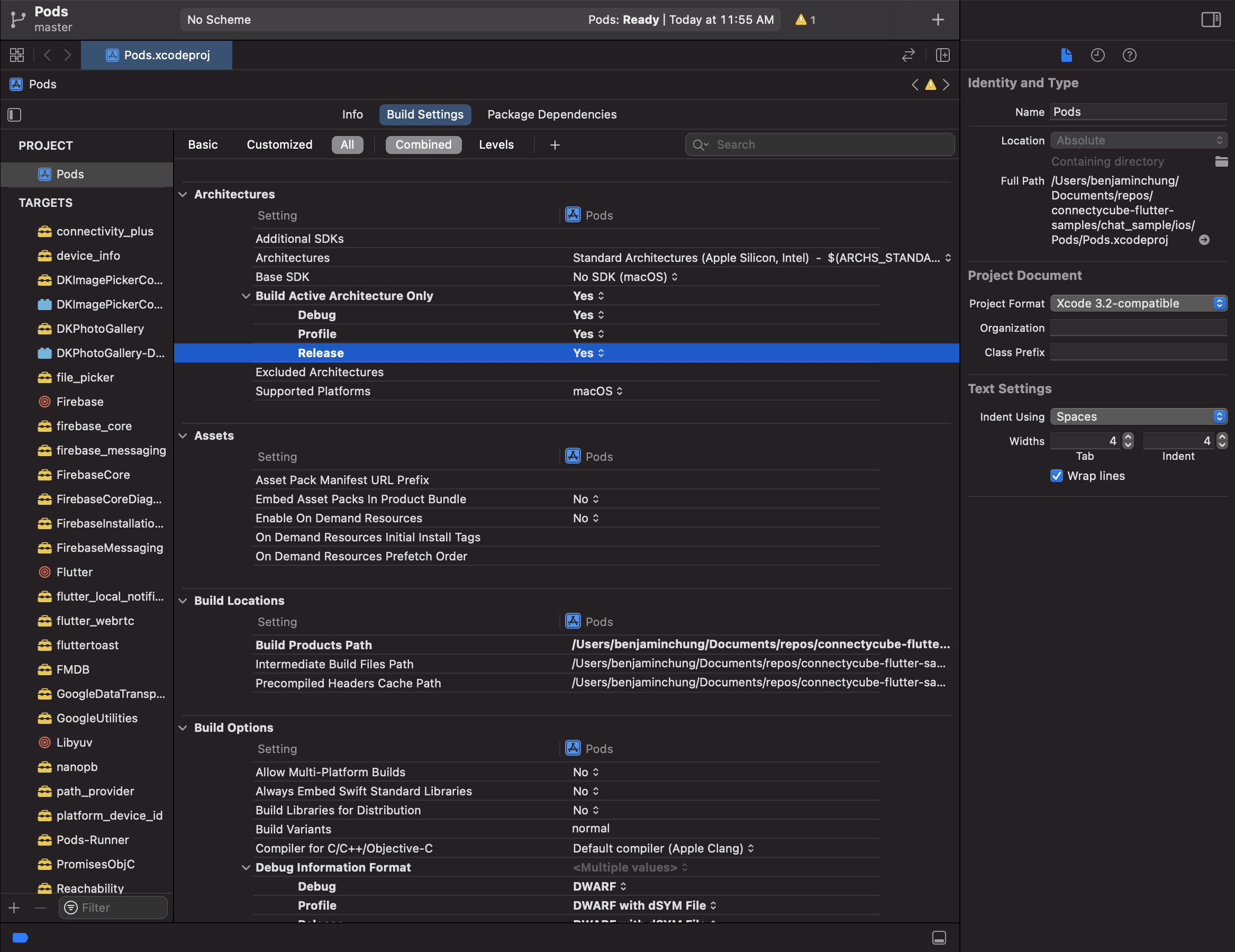iOS Build Error; WebRTC apparently not found · Issue #183 · ConnectyCube/connectycube-flutter ...