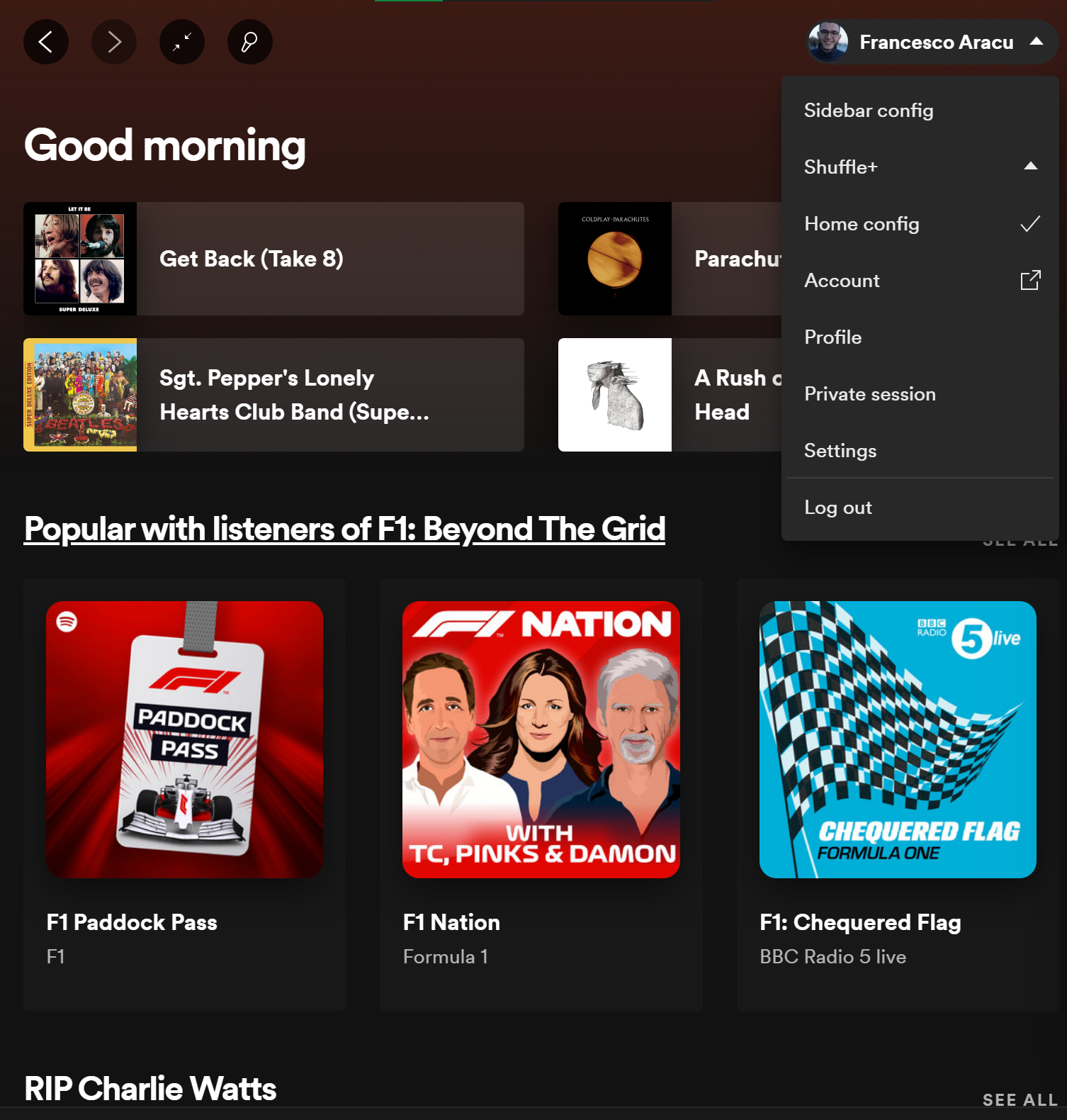 Home config broken · Issue #1083 · spicetify/cli · GitHub