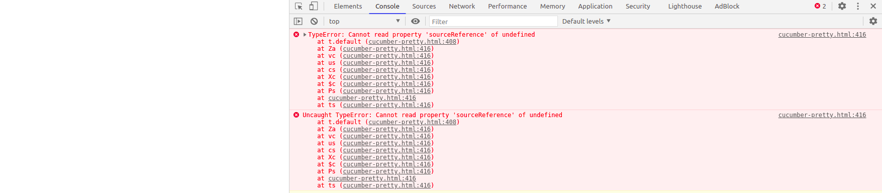 [cucumber 6 9 1] Build In Html Report Cannot Present Contents Properly When Before After Hook