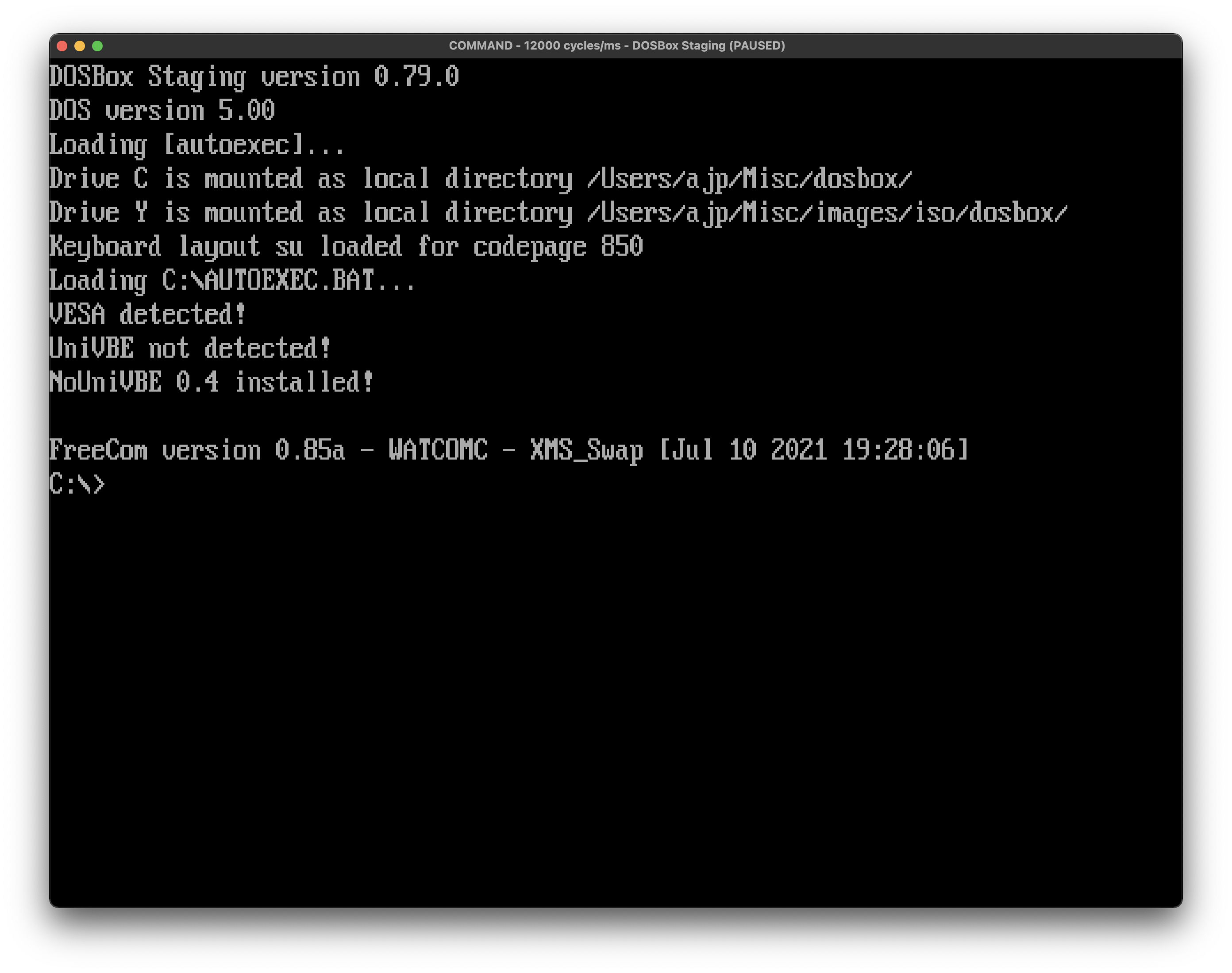 Restore pause functionality · Issue #1865 · dosbox-staging/dosbox-staging · GitHub