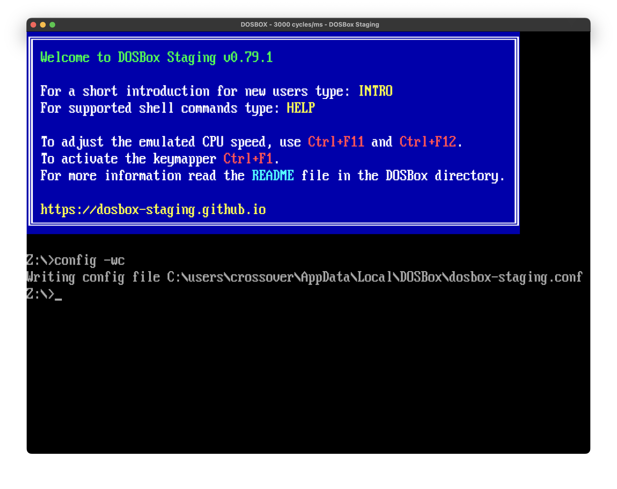 0.79.1 Crashes Immediately on Launch · Issue #1994 · dosbox-staging ...