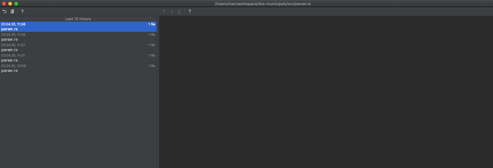 Local History Doesnt Work With Intellij Idea · Issue 5178 · Intellij Rustintellij Rust · Github