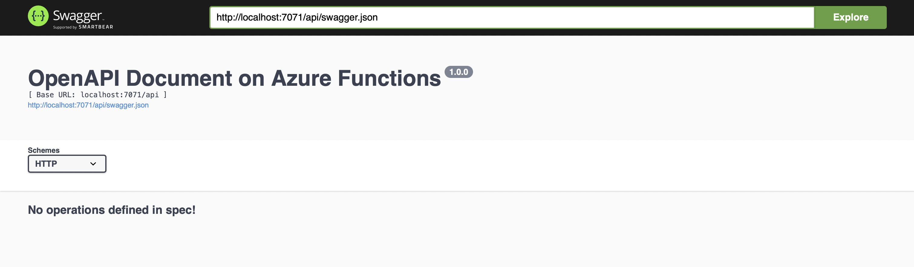 Microsoft.Graph `GraphServiceClient` initialisation results in No operations defined in spec ...