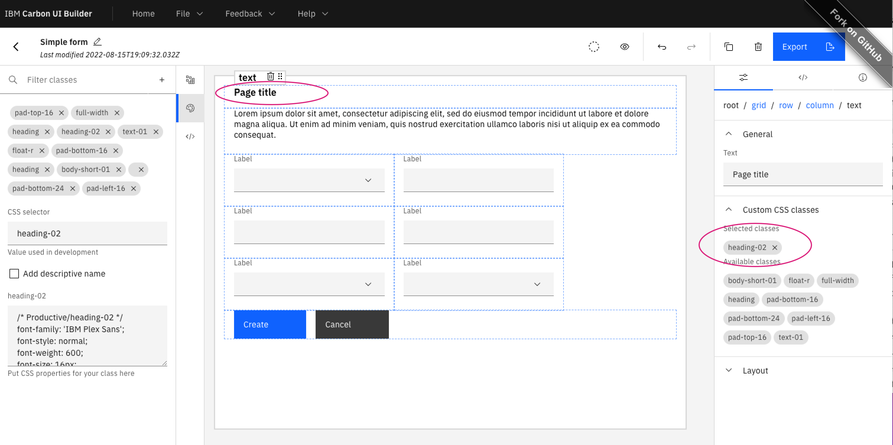 Exportimport Of Json Should Include Css Used · Issue 140 · Ibmcarbon