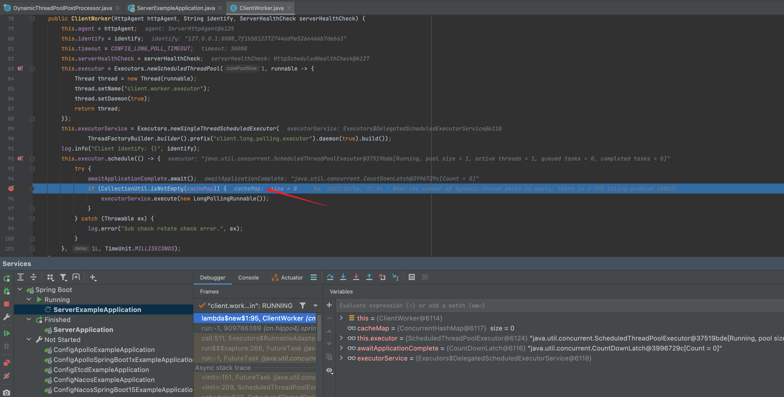 服务端在客户端后面启动，依旧支持长轮训 · Issue #846 · opengoofy/hippo4j · GitHub