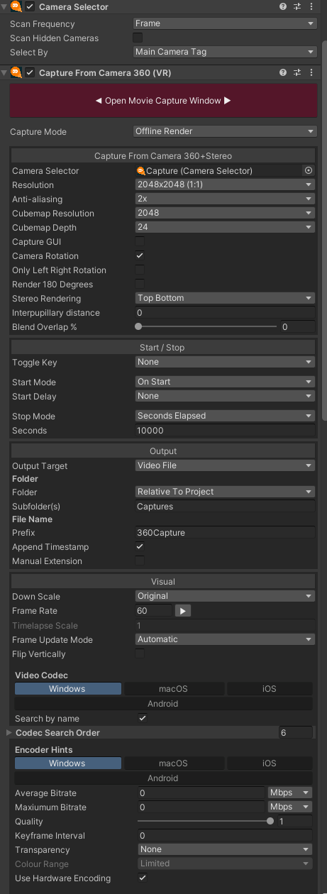 When rendering vr 360 shooting, close objects are clipped. Can this problem be prevented? Or is ...