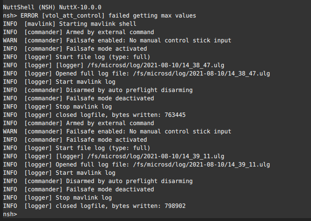 Encountered "[IO] mixer upload fail" message and no PWM signal output ...