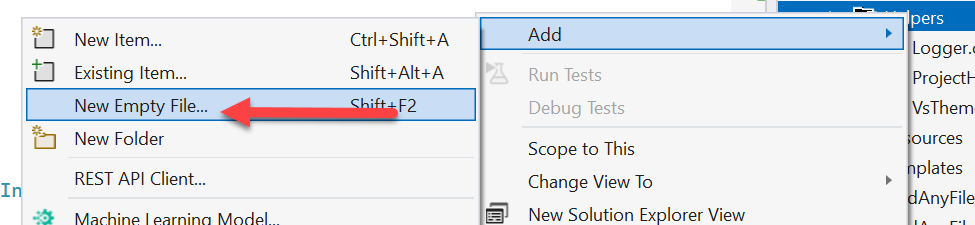Project items added via VS API are writing resulting formatted doc in wrong place · Issue #58311 ...