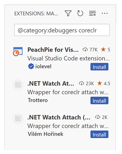Add 'coreclr' to keywords or other searchable · Issue #5973 · dotnet/vscode-csharp · GitHub