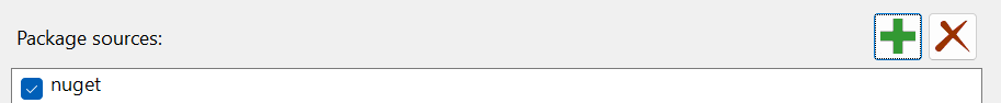 Vs Options Addremove Package Source Icons Arent Using Vs2022 Styling · Issue 12840 · Nuget 