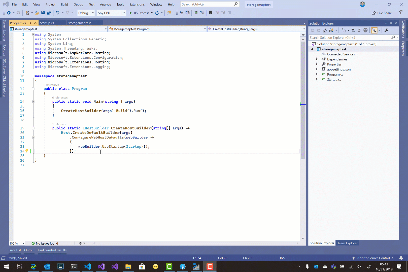 Smart indentation failing on C# code · Issue #39611 · dotnet/roslyn ...