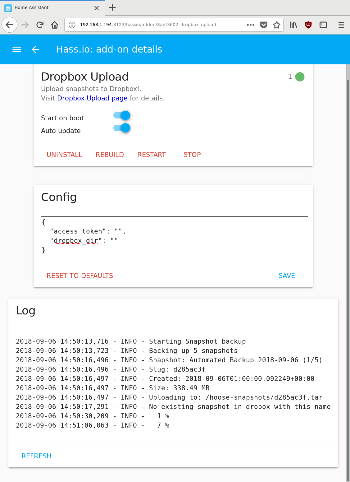 Unable to upload to Dropbox; Error: Failed to establish a new connection · Issue #7 · d0ugal ...