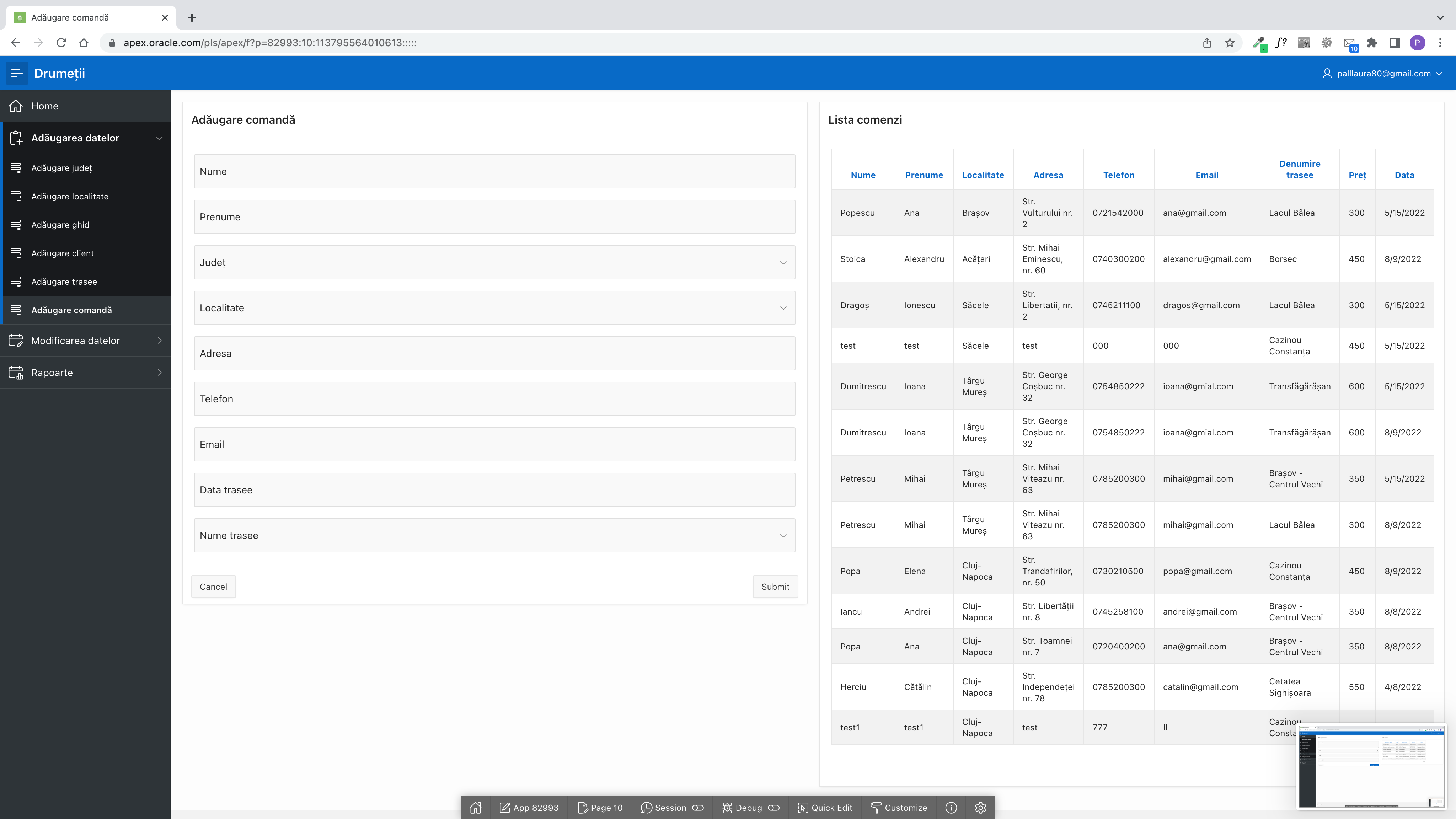 GitHub - laurapall/Drumetii-Oracle-APEX-App: Simplifying hiking ...