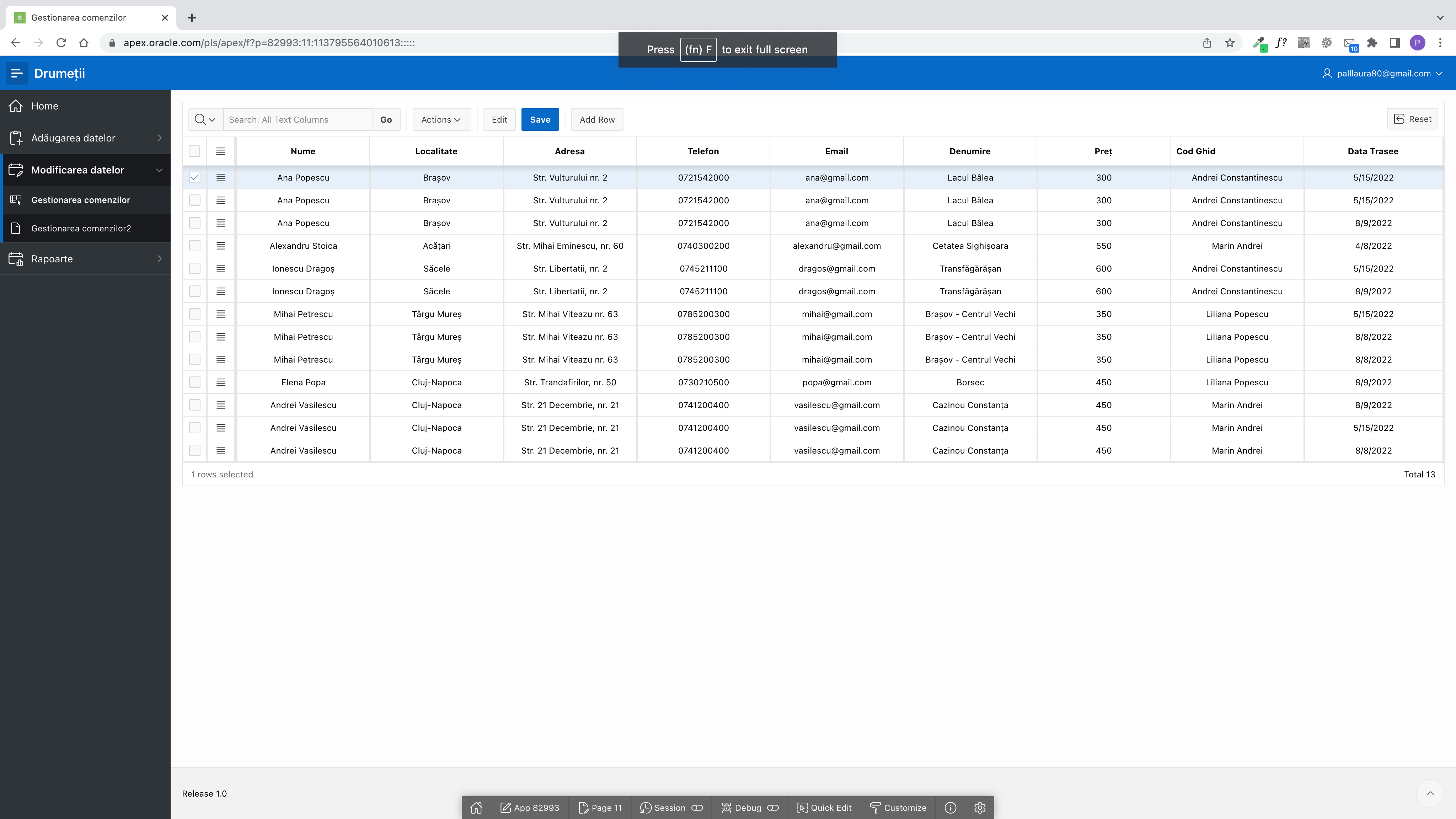GitHub - laurapall/Drumetii-Oracle-APEX-App: Simplifying hiking ...