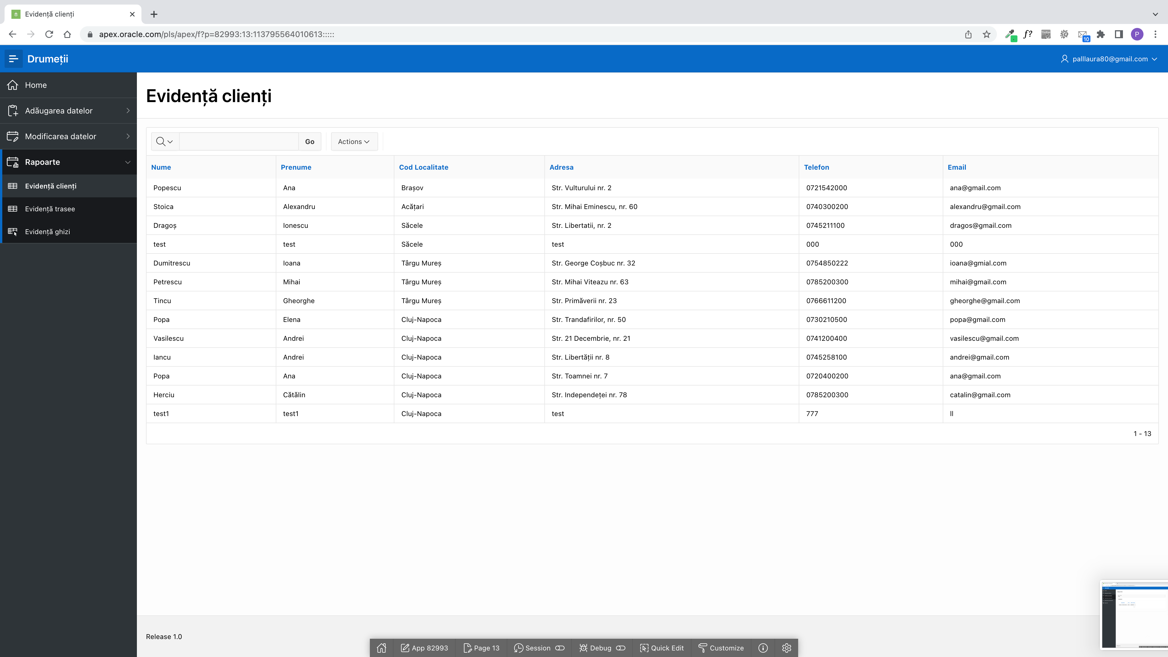 GitHub - laurapall/Drumetii-Oracle-APEX-App: Simplifying hiking ...