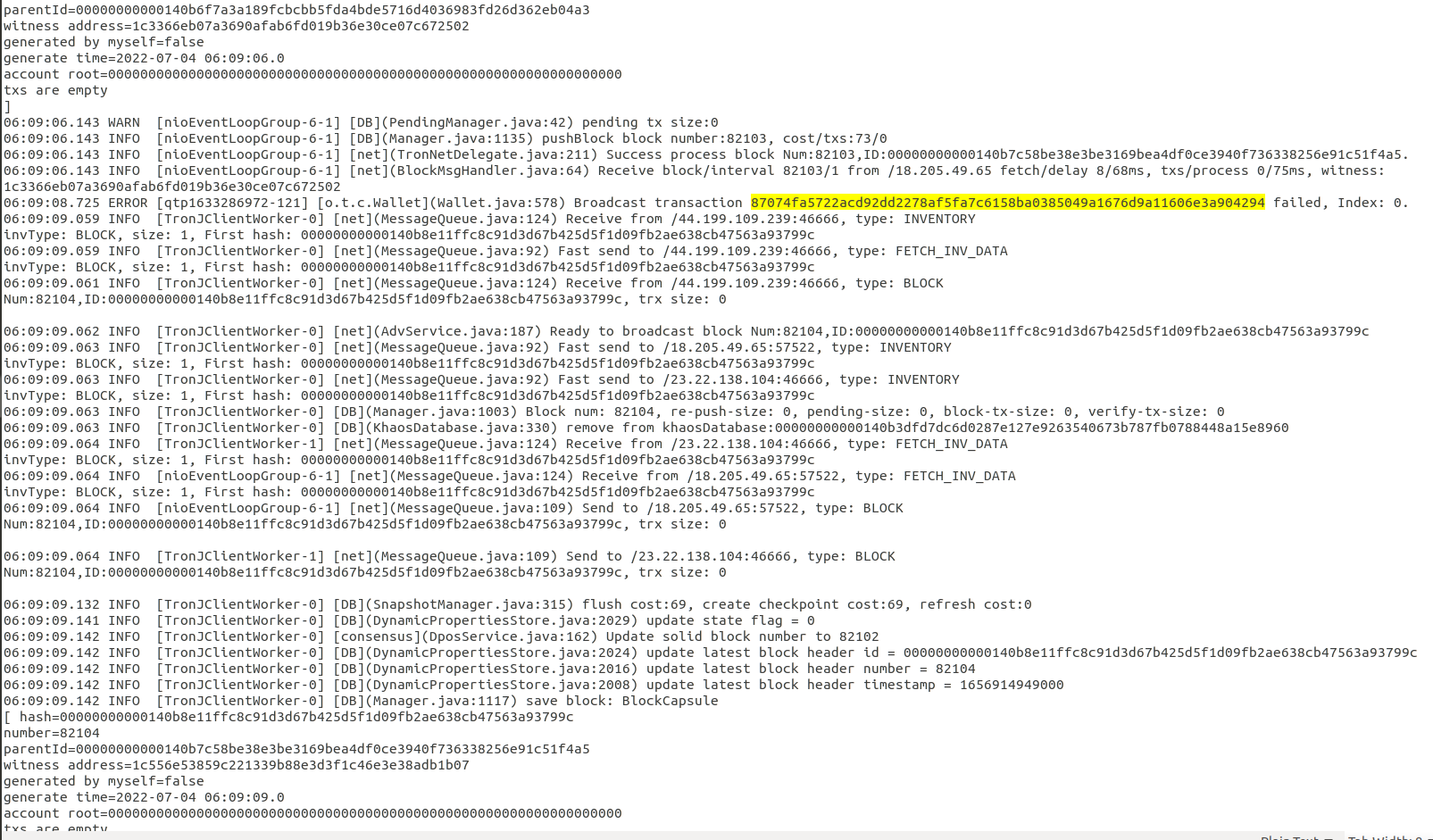 Tron Network Withdraw Balance Broadcast Issue · Issue 4503 · Tronprotocol Java Tron · Github