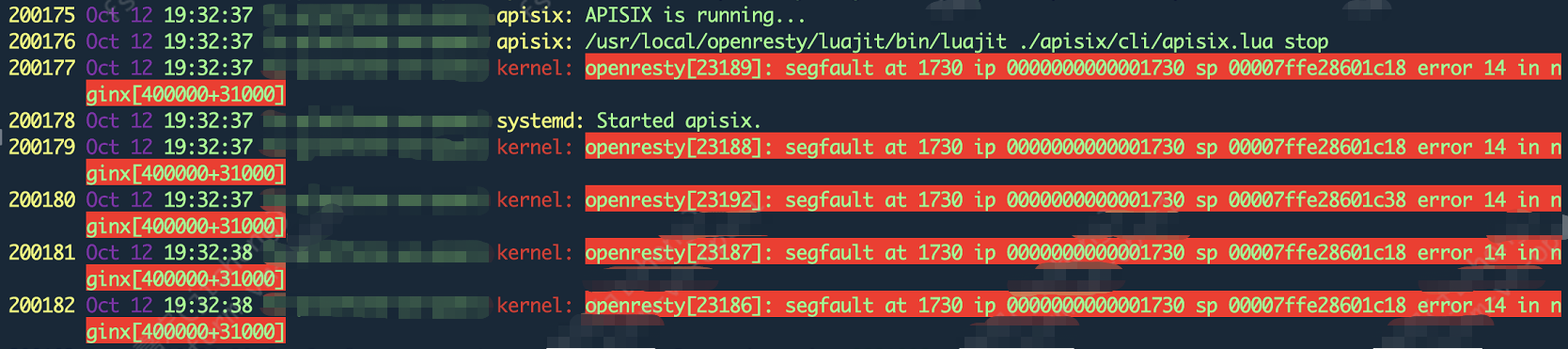 help request: restart apisix, then route 404 · Issue #8134 · apache/apisix · GitHub