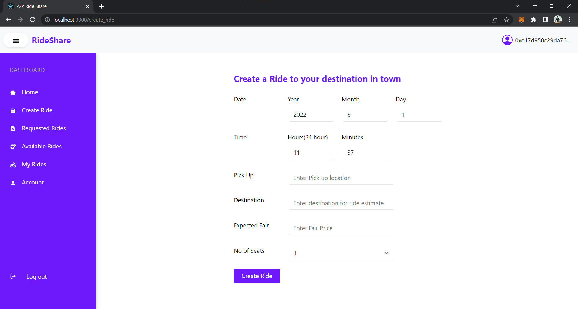 GitHub - AJFatale/Ride-sharing-on-Blockchain