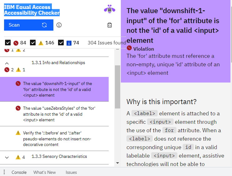 [a11y]: activity accessibility violations in data table component ...