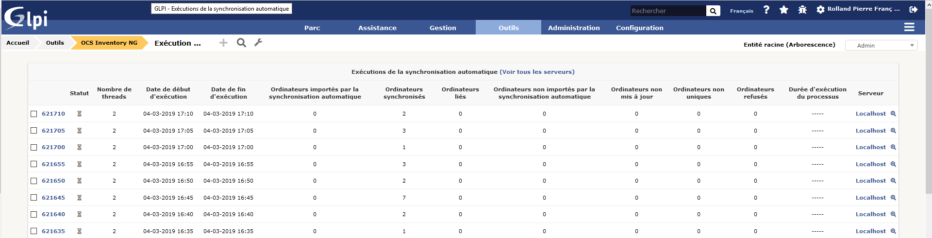 Problème de Synchronisation/Import des ordinateurs · Issue #202 · pluginsGLPI/ocsinventoryng ...