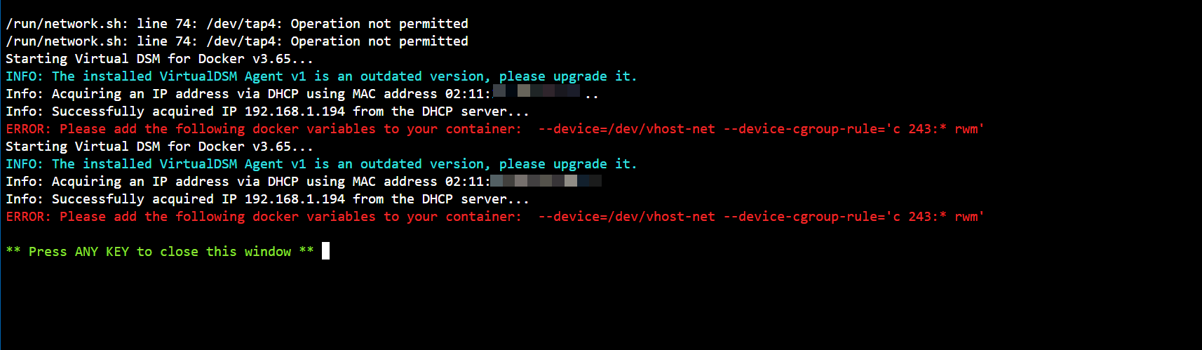 How to use with unRAID br0 / macvlan? · Issue #54 · vdsm/virtual-dsm · GitHub