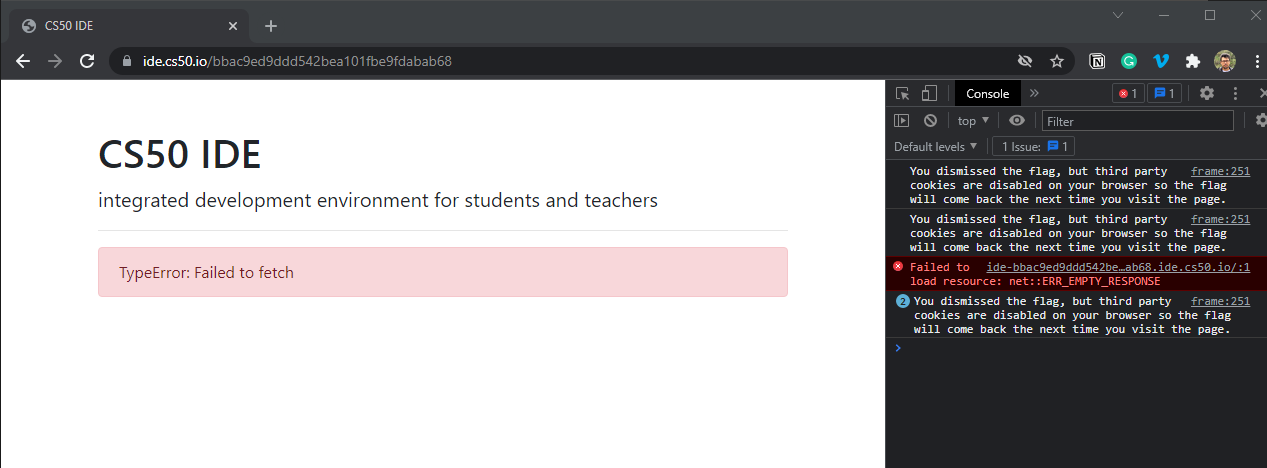 CS50 IDE is slow, not working · Issue #66 · cs50/ide-issues · GitHub