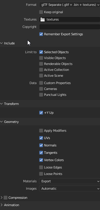 Blender 3.2 Automatic Export with Armature · Issue #2172 · KhronosGroup/glTF · GitHub