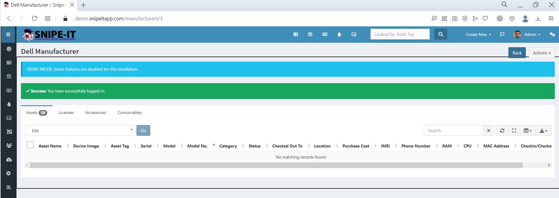 Problem When Sorting By Model Number Issue 13199 Snipe Snipe It