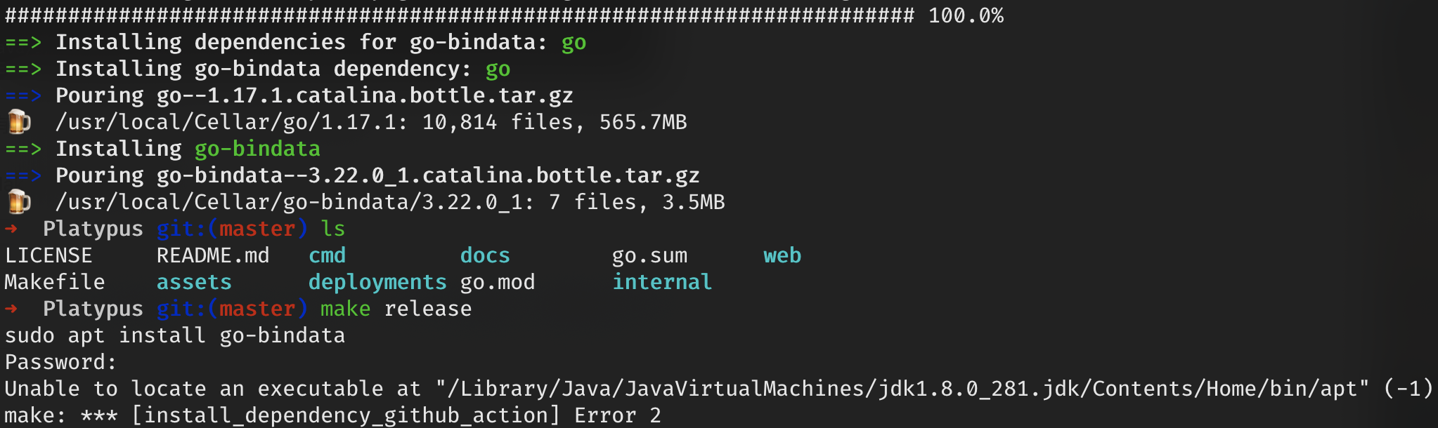 mac启动失败 · Issue #70 · WangYihang/Platypus · GitHub