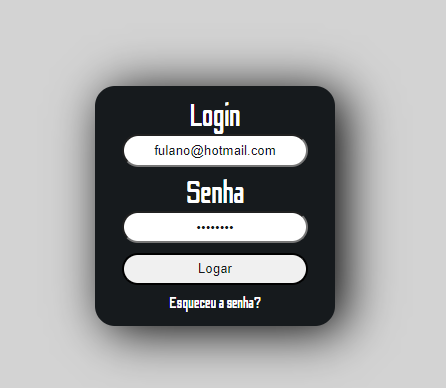 GitHub - Sixxxty/telaLogin: Tela de login básica criada apenas o estilo, para desenvolver ...