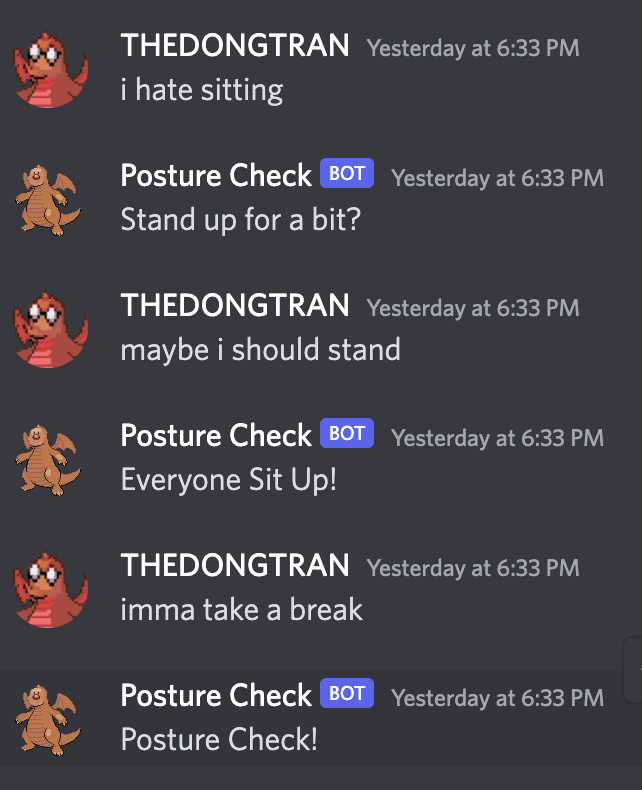GitHub - ITheDongTran/Discord-Posture-Bot: A Discord bot that remind ...